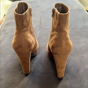Target | Shoes | Chocolate Brown Platform Heeled Boots With Chunky ...